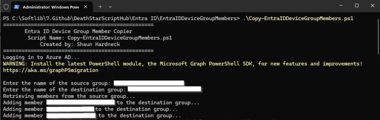 Efficiently Copy Entra ID Device Group Members with PowerShell