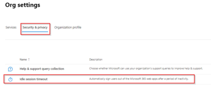 Enhancing Security with Idle Session Timeout in Microsoft 365
