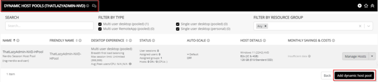 How To Create A New Host Pool In Nerdio Manager For Azure Virtual Desktop